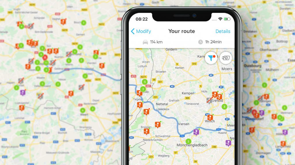 Chargemap Mobile App Make Way For The Route Planner
